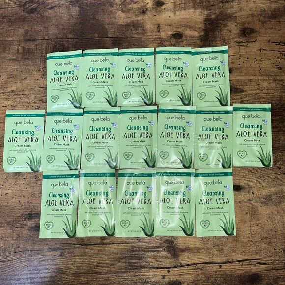 Bella D. | Grooming | 7 Pack Que Bella Cleansing Aloe Vera Cream Mask ...